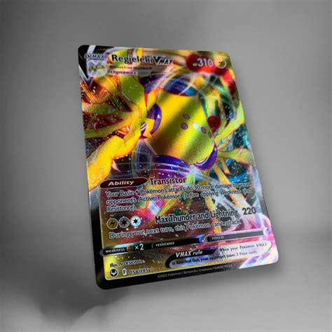 Pokemon Toys Pokmon Tcg Regieleki Vmax Silver Tempest 5895 Holo