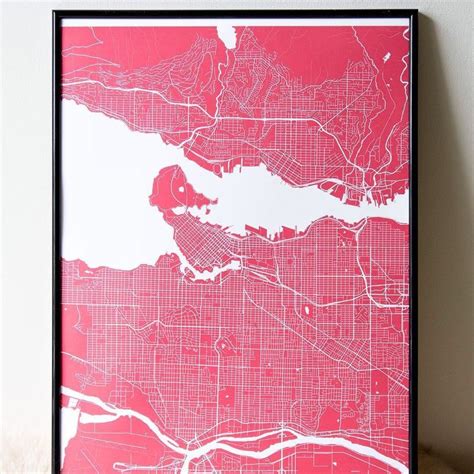 Grafomap Map Poster Framed Map Custom Map