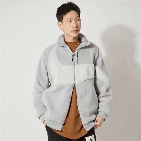 Nike 耐吉 As M Nsw Fz Rvsbl Sherpa Jkt 男 灰 雙面穿 運動 外套 Fb1910 012 Pchome