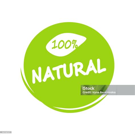 천연 유기농 성분 녹색 잎 라벨 스탬프 벡터 아이콘 비건 식품 또는 자연 성분 영양 유기농 바이오 약국 및 천연 스킨케어 화장품