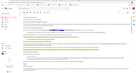 Firebase Android Security Malicious Behaviour Or User Data Policy