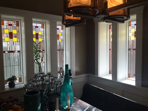 Beautiful Craftsman Style Stained Glass Windows