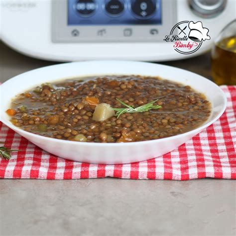 COME FARE LA ZUPPA DI LENTICCHIE BIMBY Con Lenticchie Secche Le