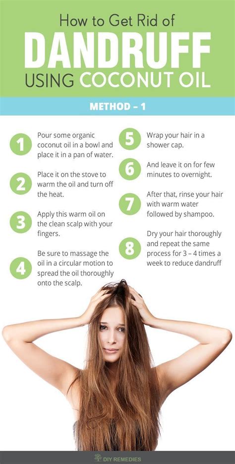 How To Get Rid Of Dandruff Using Oil Dandruff Rid Get Coconut Oil Scalp