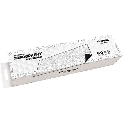 Playmax Topography X2 Mouse Mat White Pc Eb Games New Zealand