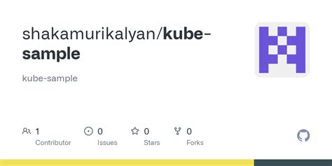 GitHub Shakamurikalyan Kube Sample Kube Sample