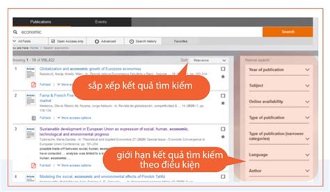 Hướng Dẫn Sử Dụng Csdl Truy Cập Mở Econbiz