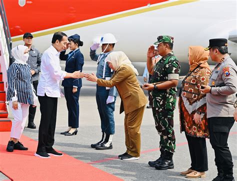 FOTO Dari NTB Presiden Dan Ibu Iriana Kunjungan Kerja Ke Jawa Timur