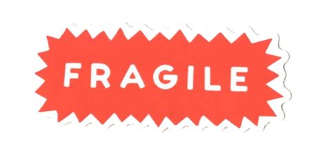 Fragile Sticker Powerandlightpress
