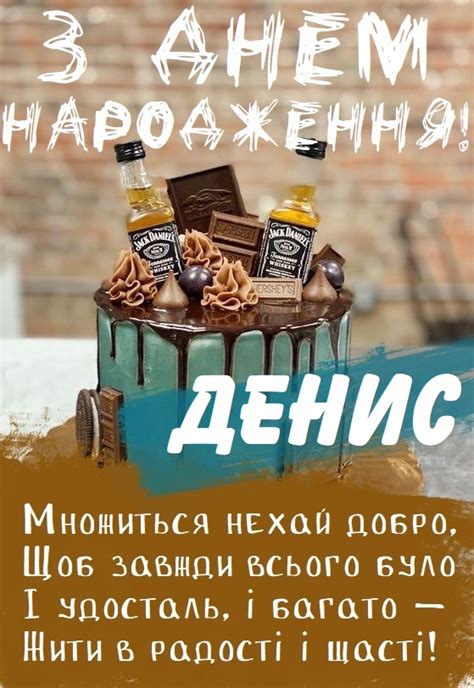 Красиві картинки З днем народження Денис 37 фото