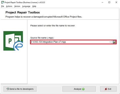 How To Repair Microsoft Project File Mpp