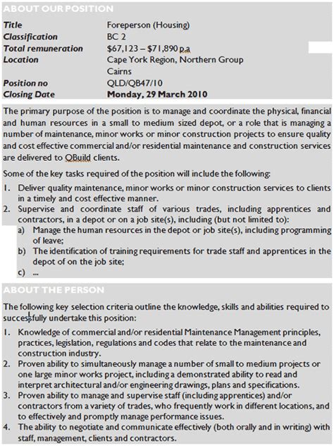 Addressing Selection Criteria Job Winners Guides