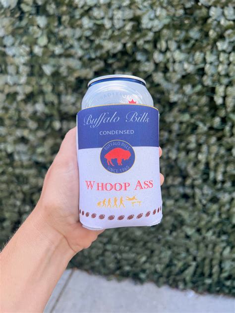 Buffalo Bills Can Of Whoop Ass Beer Sleeve Buffalo Collective