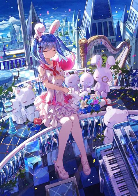 纯白星辰恋华星霜的战舰少女插画图片 Bobopic