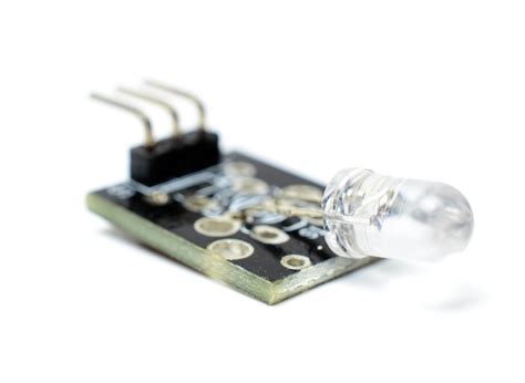 아두이노 다이오드 모듈 Led 기술 Diy 프로젝트 핸드메이드 프로토타입 프리미엄 사진
