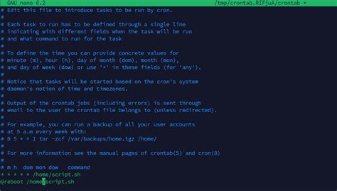 How To Run Jobs Or Scripts Using Crontab On Boot