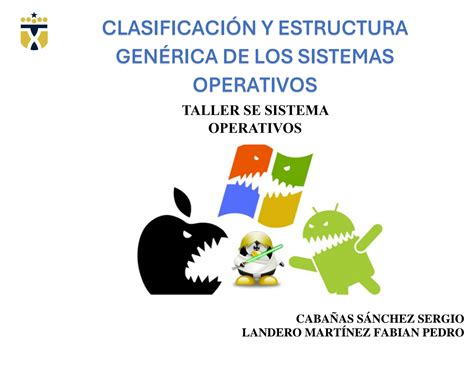 SOLUTION Caracter Sticas Y Clasificaci N De Un Sistema Operativo