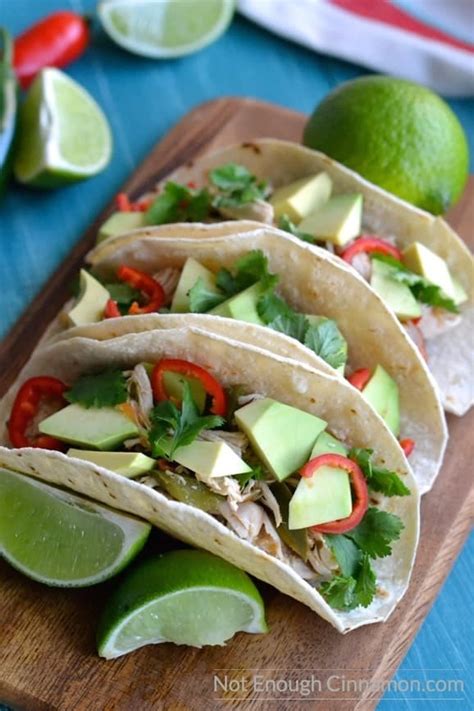 Tacos De Pollo Mexicanos