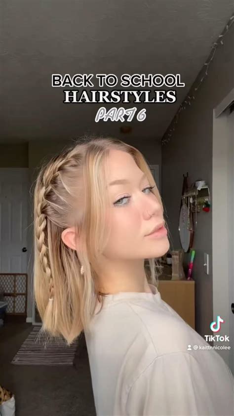 Back To School Hairstyles Part 6 Hairdos For Short Hair Cute