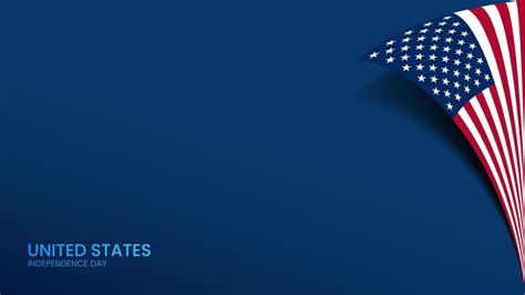 Usa Independence Day Bannner Presentation Copyspace 45386385 Vector Art