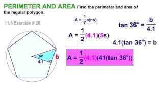 Area Of A Regular Polygon Formula