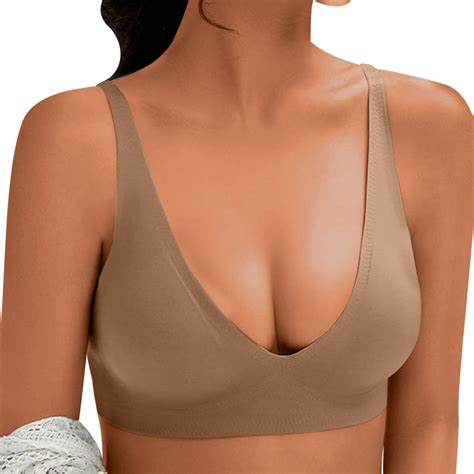 Sports Bras Women Back Smoothing Bra Feature V Neck Longline Bra Style