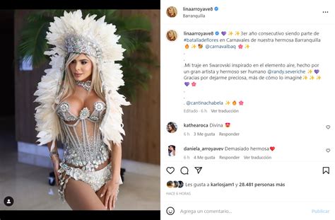 Lina Arroyave Atrajo Las Miradas Con Su Traje En El Carnaval De