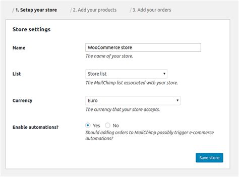 Connect Woocommerce Store With Mailchimp Mailchimp For Wordpress