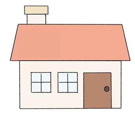 آموزش نقاشی خانه به روش خیلی ساده برای کودکان