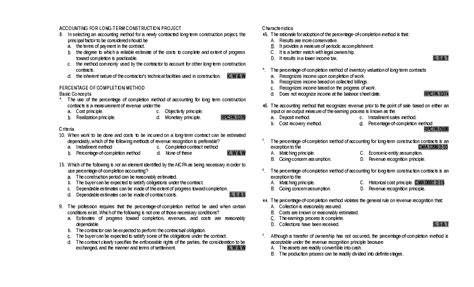 Doc Accounting For Long Term Construction Project