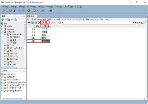 Sqldeveloper テーブル作成・データ追加・sql実行などの基本操作