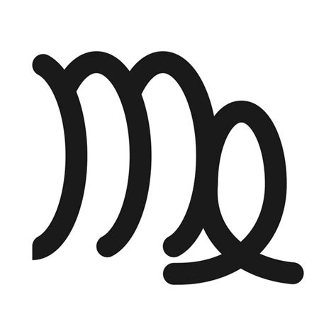 Premium Vector Virgo Zodiac Icon Vector