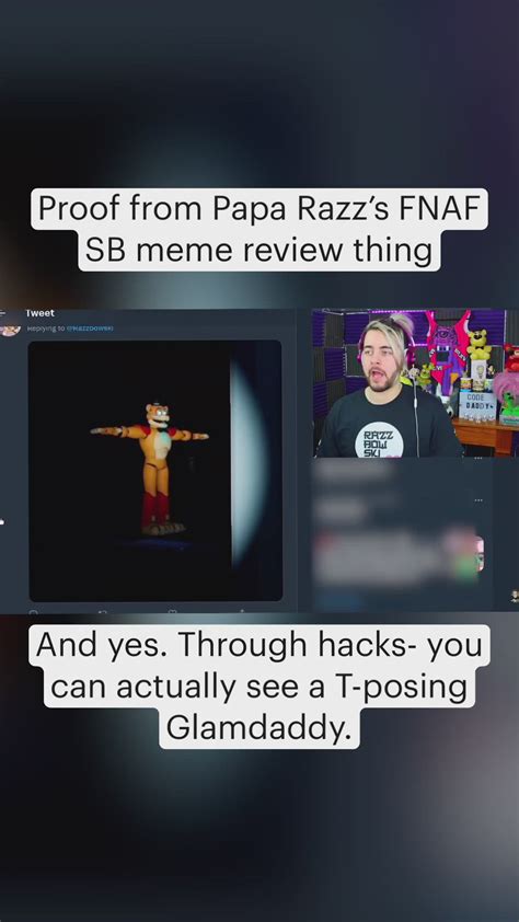 Glamrock Freddy T Posing Fnaf Sb Sfm Fnaf Funny Super Funny Videos Fnaf