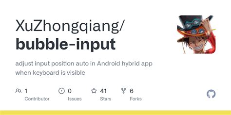 Github Xuzhongqiangbubble Input Adjust Input Position Auto In
