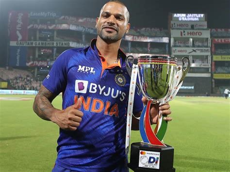 Shikhar Dhawan Brings Out His Trademark Celebration After Indias Odi