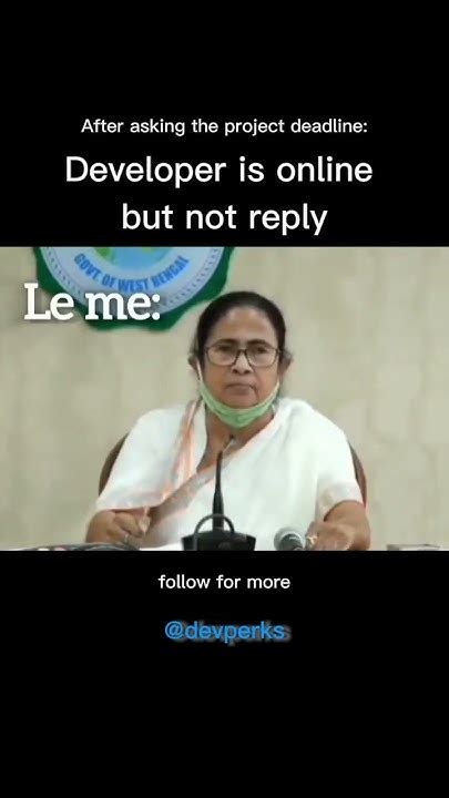 when client asking for a deadline devperks codewithdev funny codinginhindi deadline