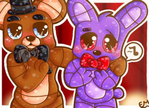 Chibi Freddy And Bonnie By Xsweetpassionx On Deviantart