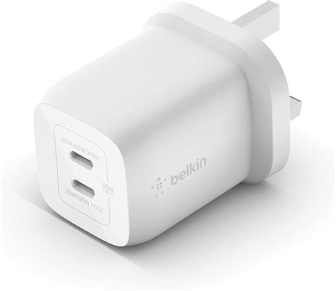 Belkin W Dual Usb Type C Wall Charger Fast Charging Power Delivery