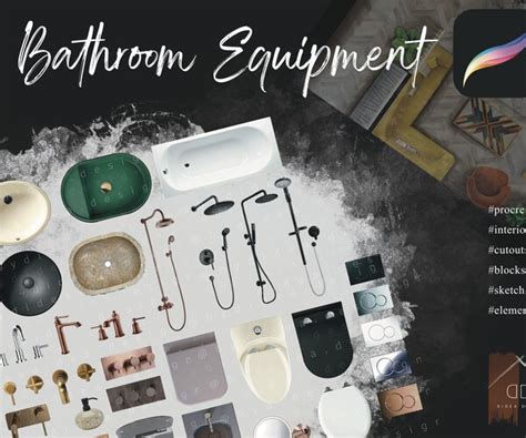 Artstation Procreate Interior Design Bathroom Equipment Interior