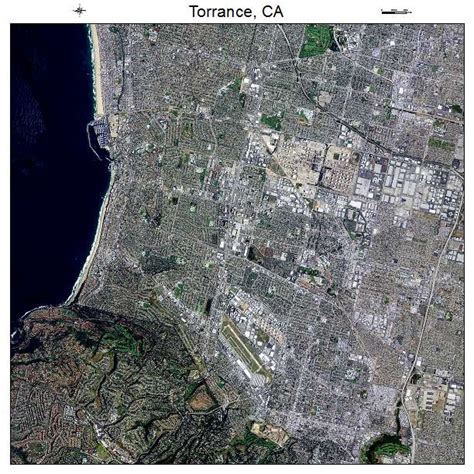 Aerial Photography Map Of Torrance Ca California