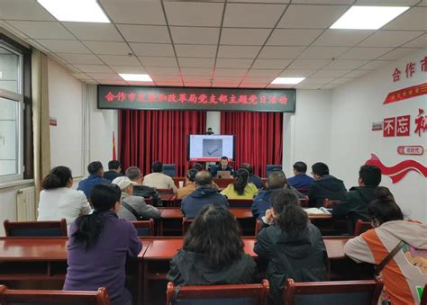 “党建引领凝心聚力 筑牢安全生产防线”主题党日活动 合作市人民政府