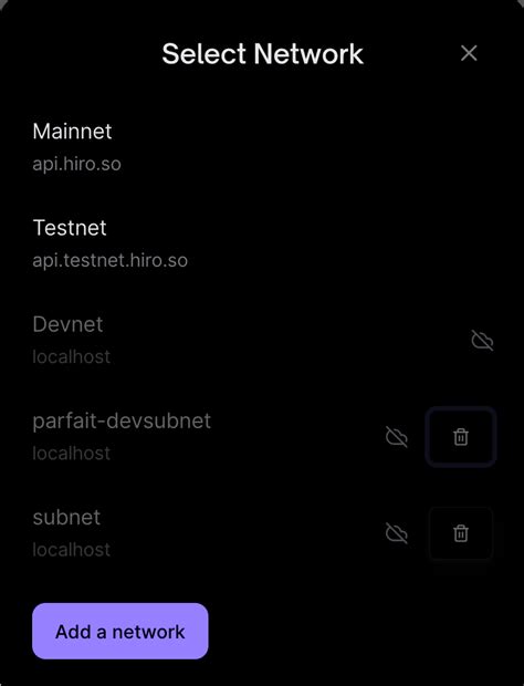 Cant Delete Inactive Networks · Issue 3608 · Leather Ioextension