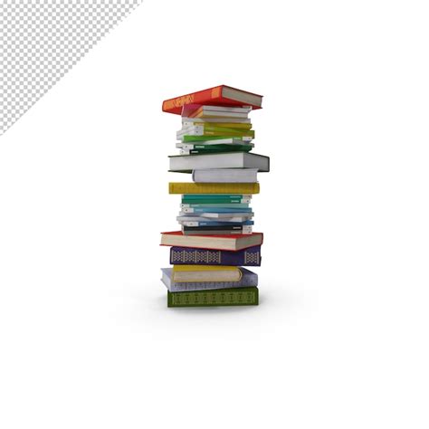 Premium Psd Short Stack Book Png