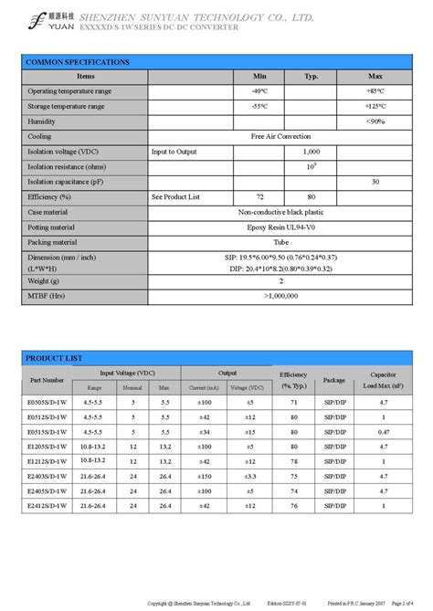 China 5V 12V 24V Fixed Input Unregulated Dual Voltage Output DC DC
