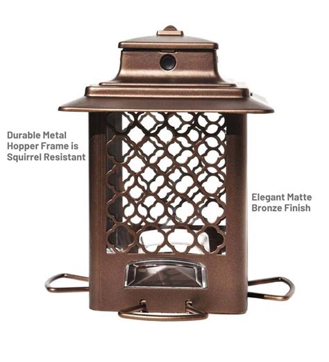 Yard And Garden Plow And Hearth Bird Feeders Squirrel Resistant Metal