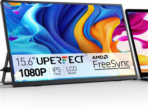 Amazon UPERFECT Portable Monitor 15 6 Inch 60HZ 100 SRGB 1080P W