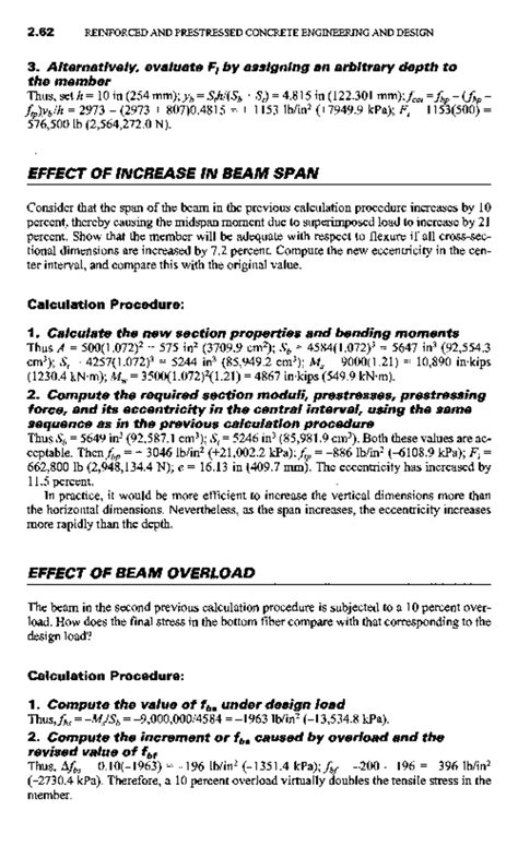 Civil Engineering Calculations 30 3 Alternatively Evaluate F By