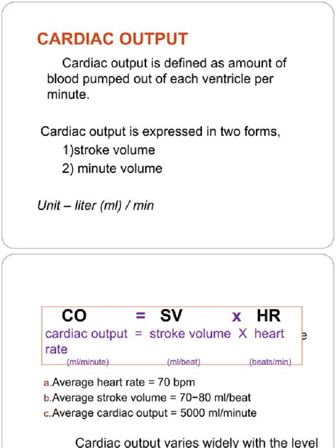 Cardiac Output Pdf