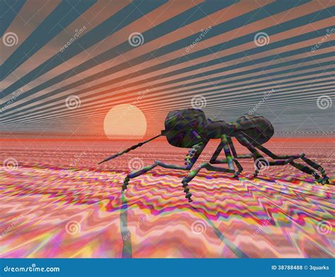 Ant Stock Illustration Illustration Of Colorful Surreal 38788488