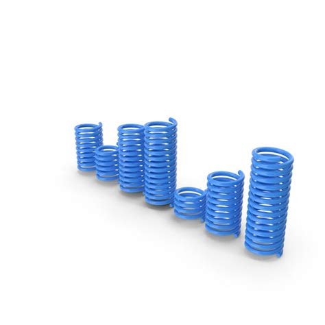 Graph Chart Spring Difference Blue 3d Incl Graph And Spring Envato